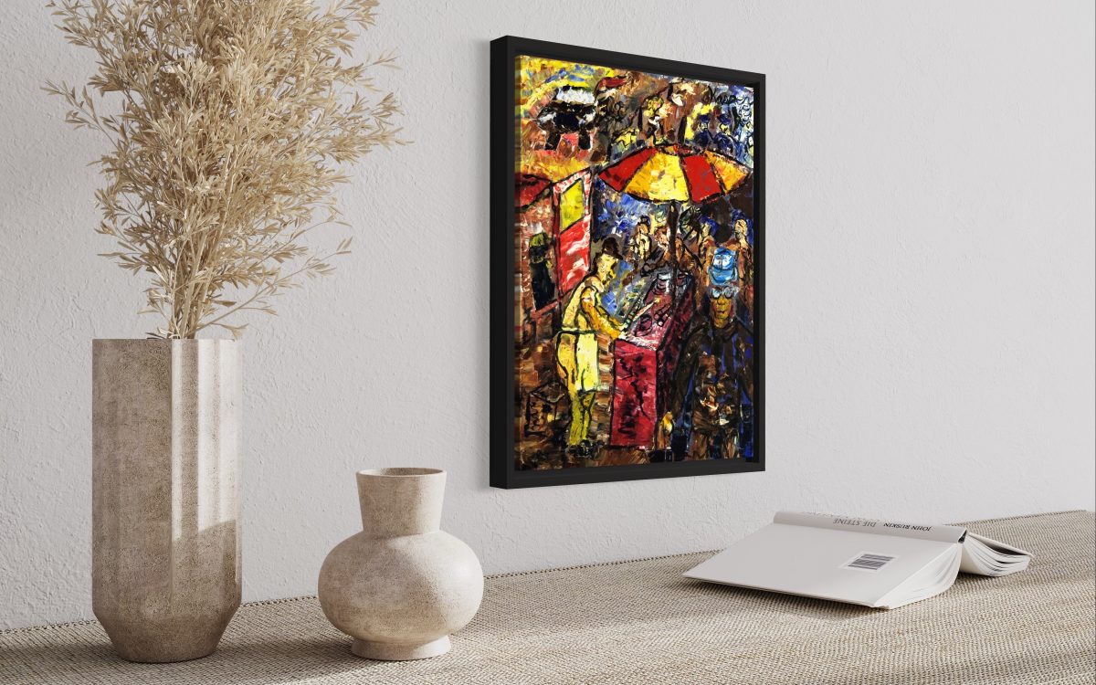 Joe the Cheeseman Brilliant Original Oil Painting